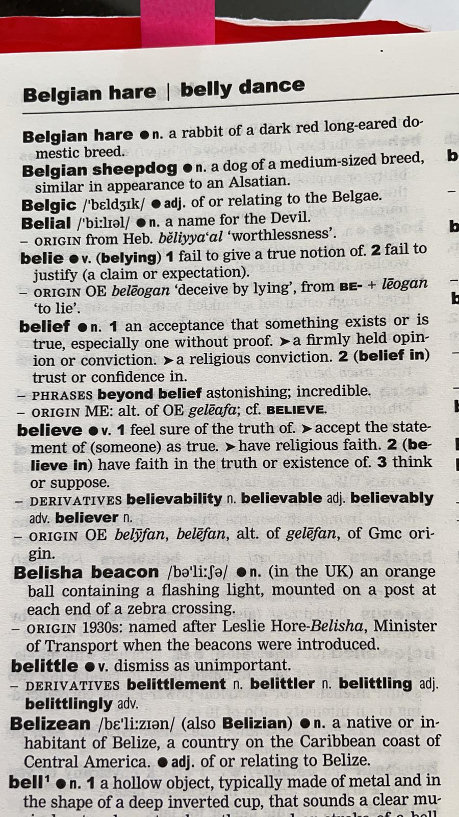 ID 13 - Extract from the Concise Oxford English Dictionary (10th ...